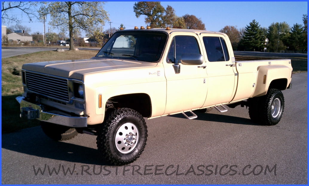1978 78 Chevrolet Chevy Crew Cab Dually K30 1 one ton 4x4 Four Wheel Drive